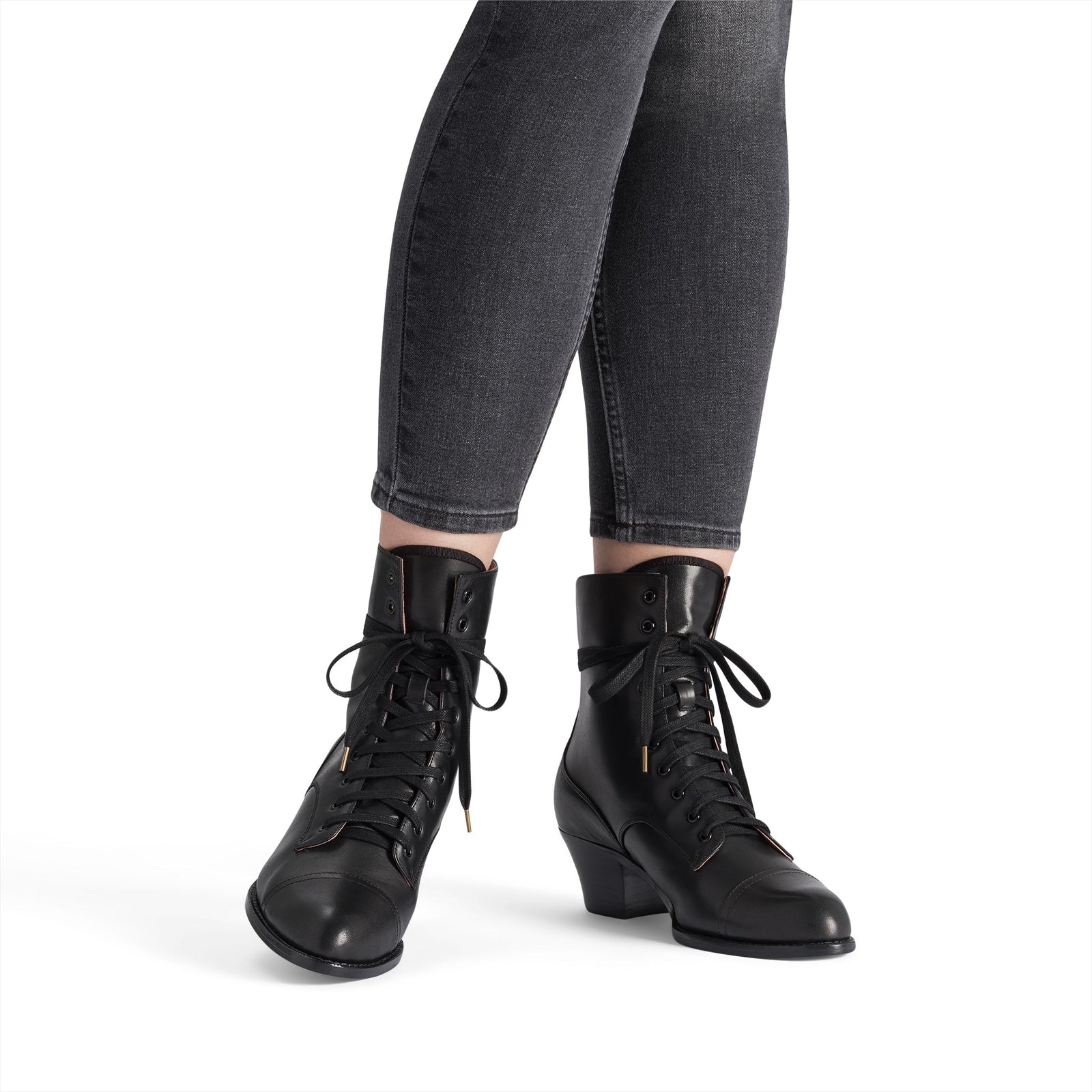 Paris Boots Wide (Black) – American Duchess