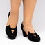 Christine Vintage Pumps (Widow Black) – American Duchess