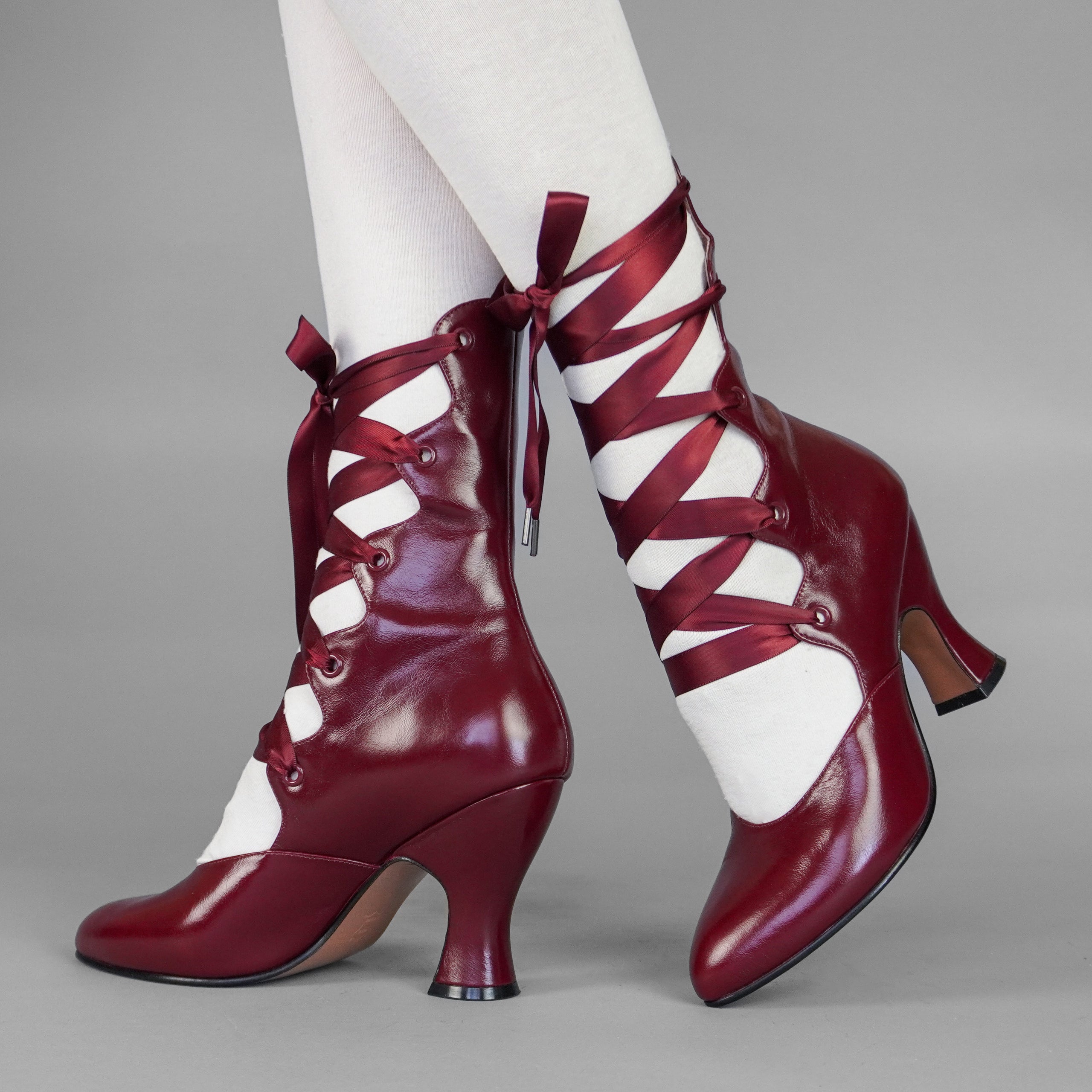 Tango Edwardian Boot (Black Cherry) – American Duchess