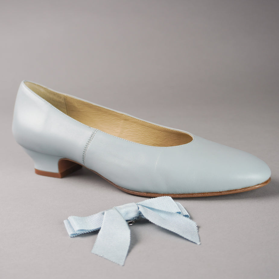 Waltz Edwardian Slipper (Pale Blue) – American Duchess
