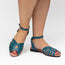 Marta Vintage Sandals (Harbor Blue) – American Duchess