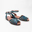 Marta Vintage Sandals (Harbor Blue) – American Duchess
