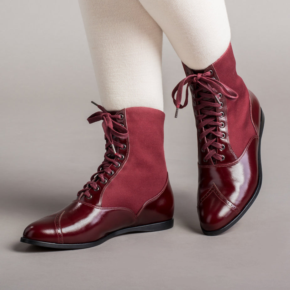 Anne Boots (Oxblood) – American Duchess