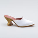 Charlotte 18th Century Mules (Ivory) – American Duchess