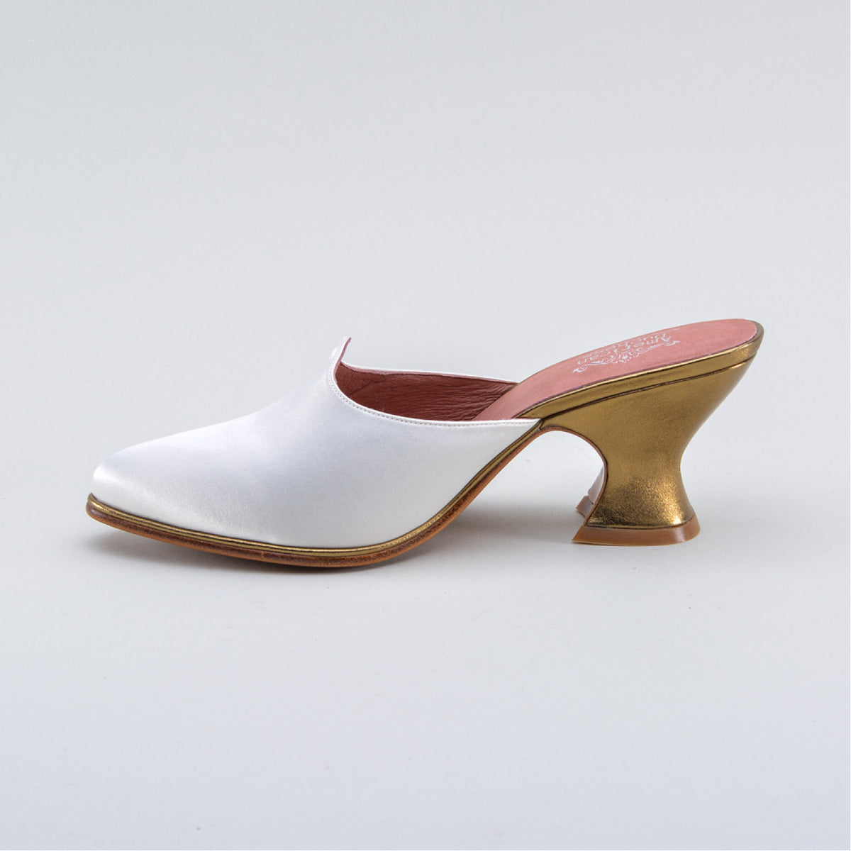 Charlotte 18th Century Mules (Ivory) – American Duchess