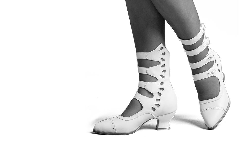Colette Edwardian Button Boots (Soft Ivory) – American Duchess