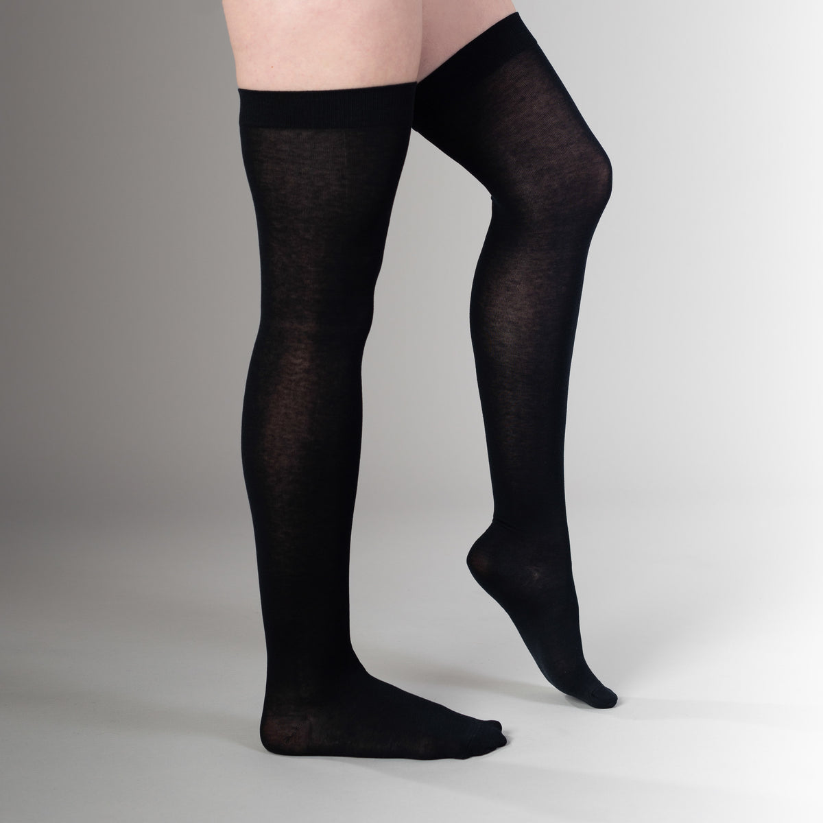 Classic Silk Stockings Black American Duchess