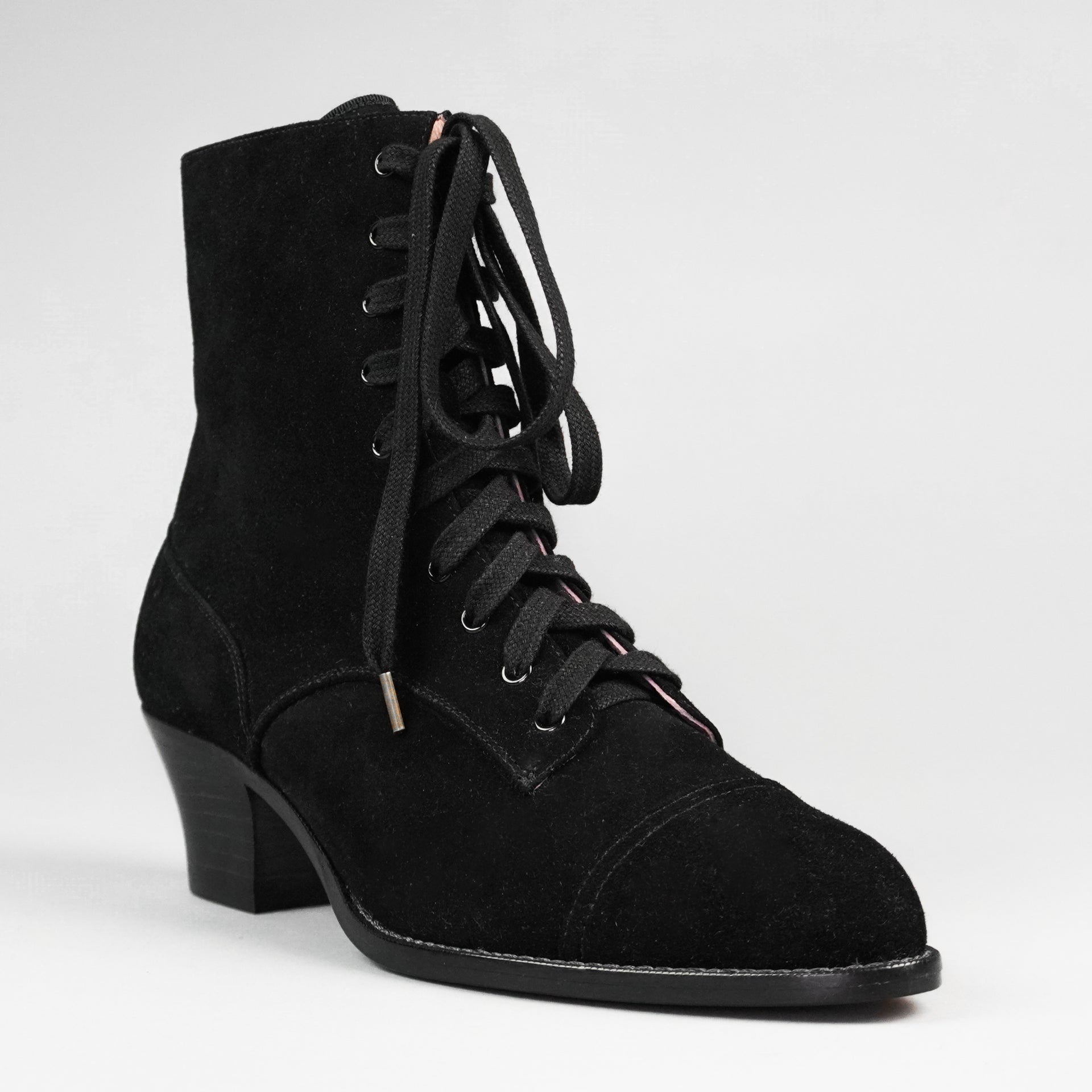 Paris Boots (Black Suede) – American Duchess