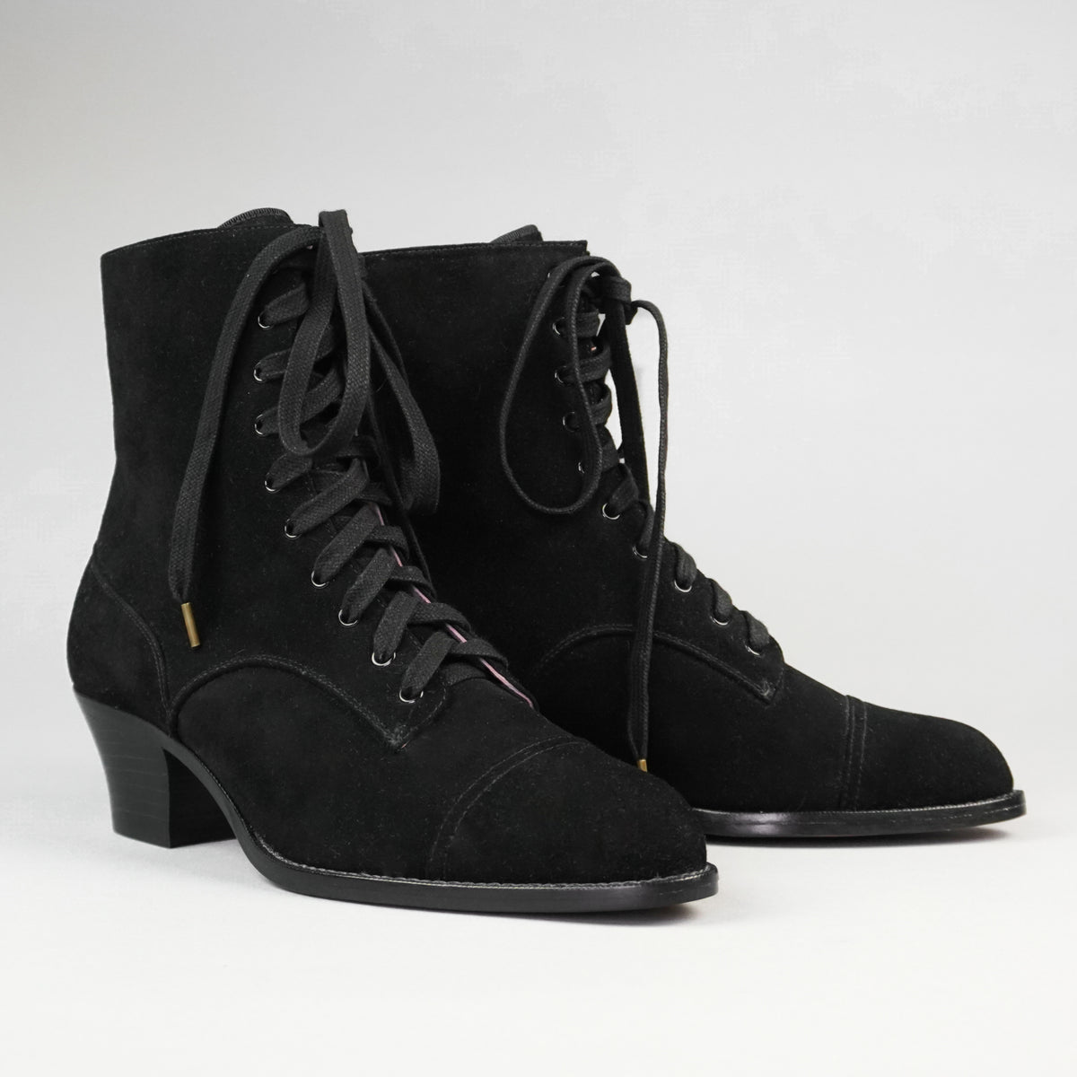 Paris Boots (Black Suede) – American Duchess