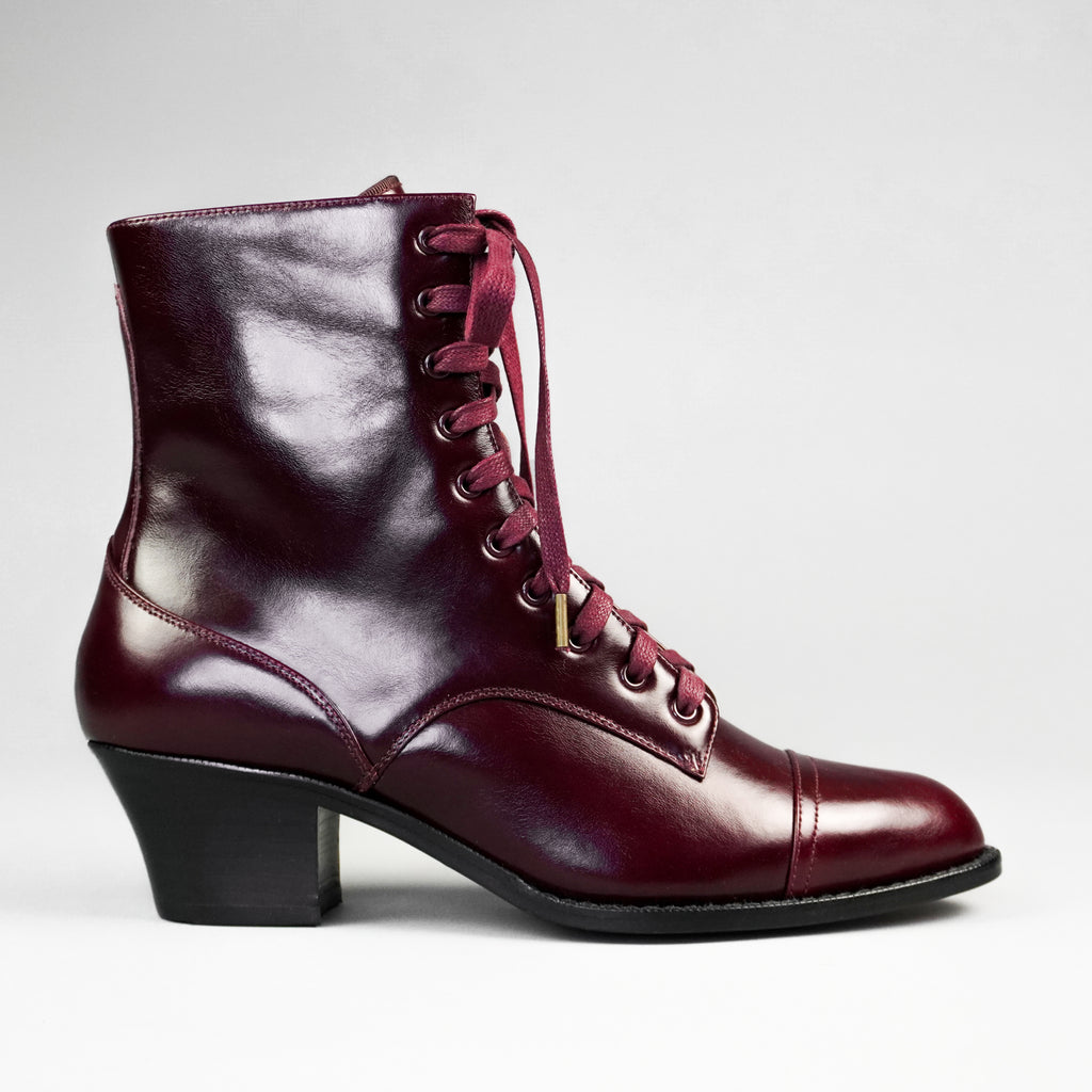 Paris Women's Boots (Burgundy) – American Duchess