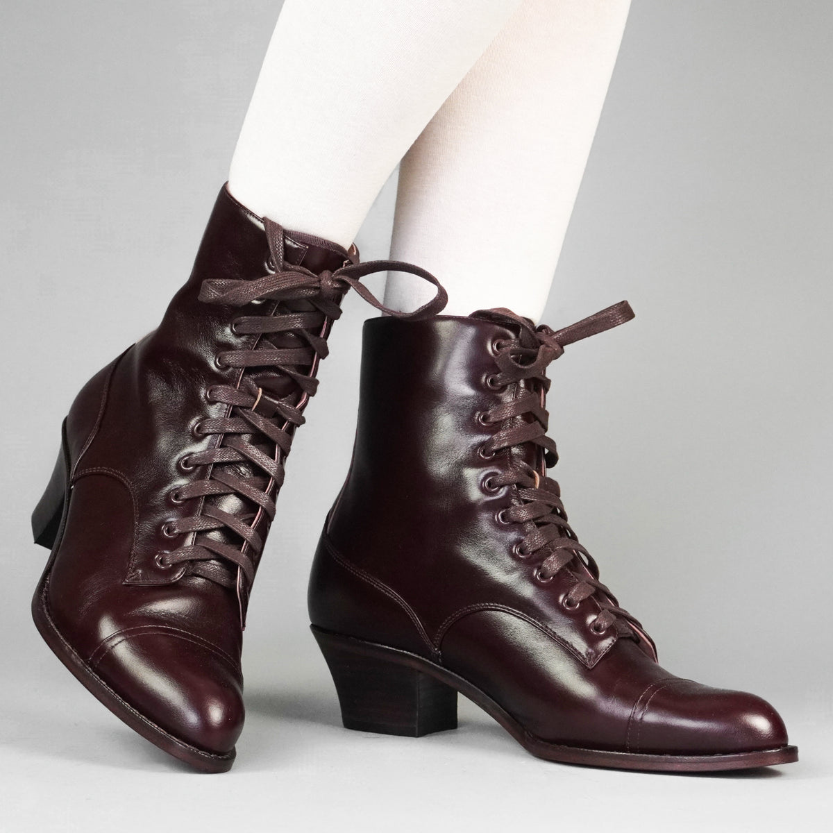 Paris Boots Wide (Cordovan) – American Duchess