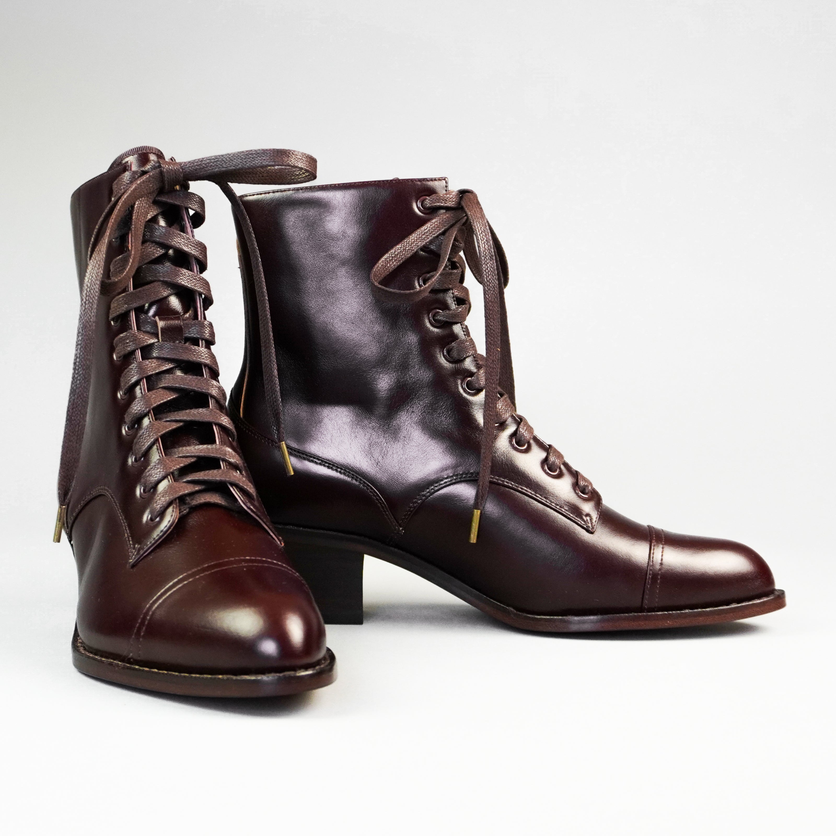 Paris Boots Wide (Cordovan) – American Duchess