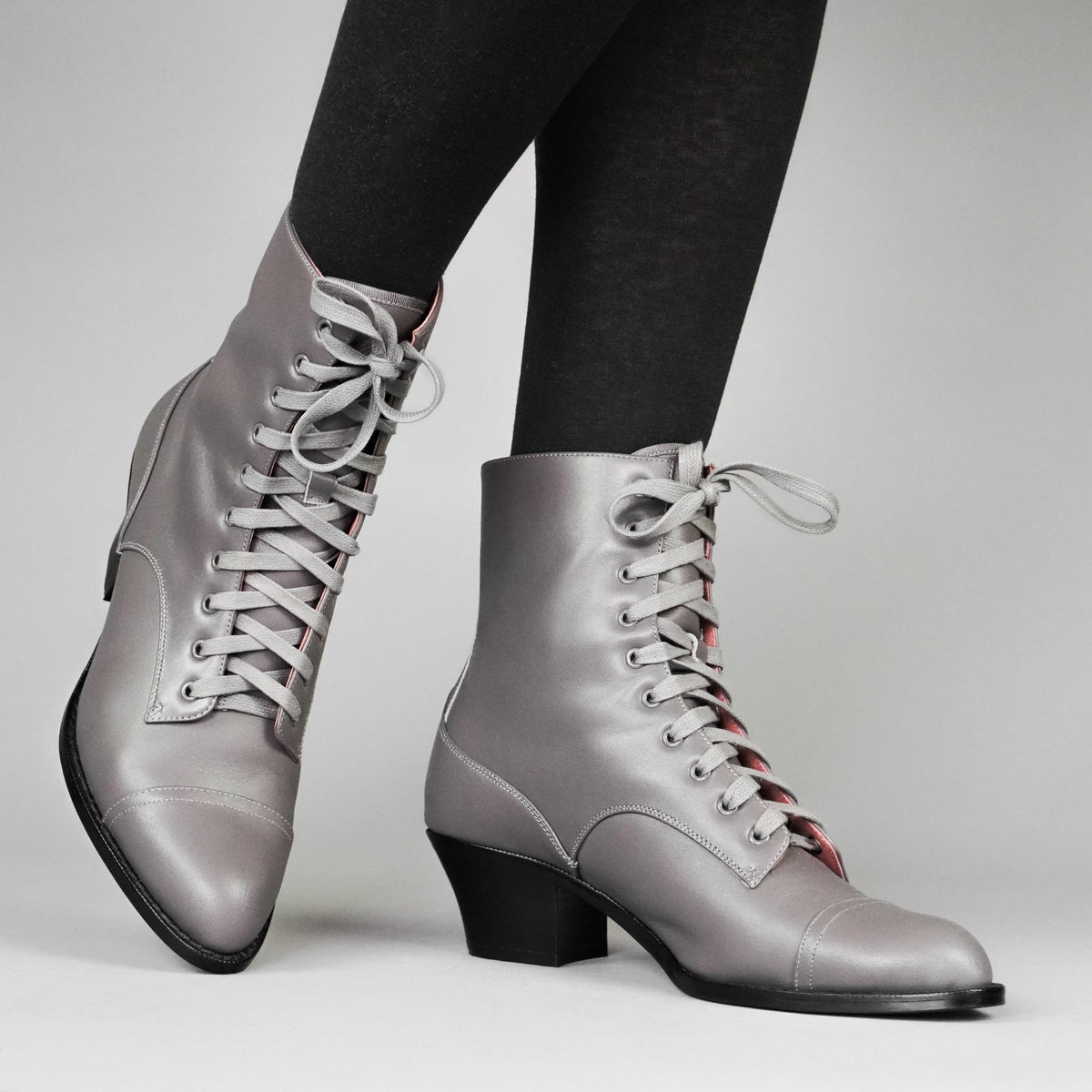 Paris Boots Wide (Steel Gray) – American Duchess