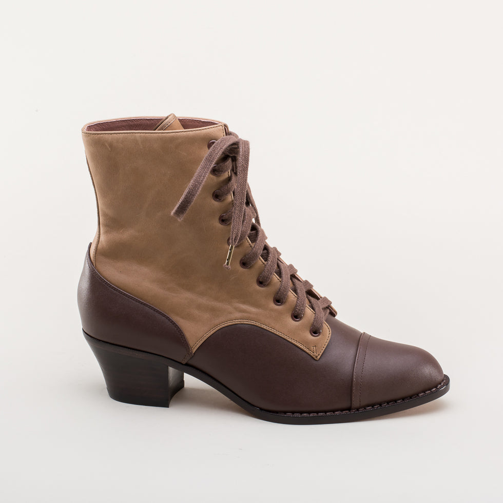 Paris Boots Wide (Tan/Brown) – American Duchess
