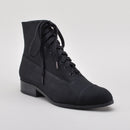 Watson Edwardian Lace-Up Boots (Black) – American Duchess