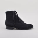 Watson Edwardian Lace-Up Boots (Black) – American Duchess