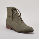 Watson Edwardian Lace-Up Boots (Moss Green) – American Duchess