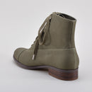 Watson Edwardian Lace-Up Boots (Moss Green) – American Duchess