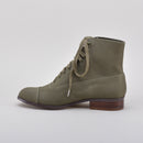 Watson Edwardian Lace-Up Boots (Moss Green) – American Duchess