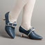Dunmore 18th Century Shoes (Blue/White) – American Duchess