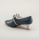 Dunmore 18th Century Shoes (Blue/White) – American Duchess