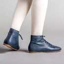 Emma Regency Leather Boots (Navy) – American Duchess