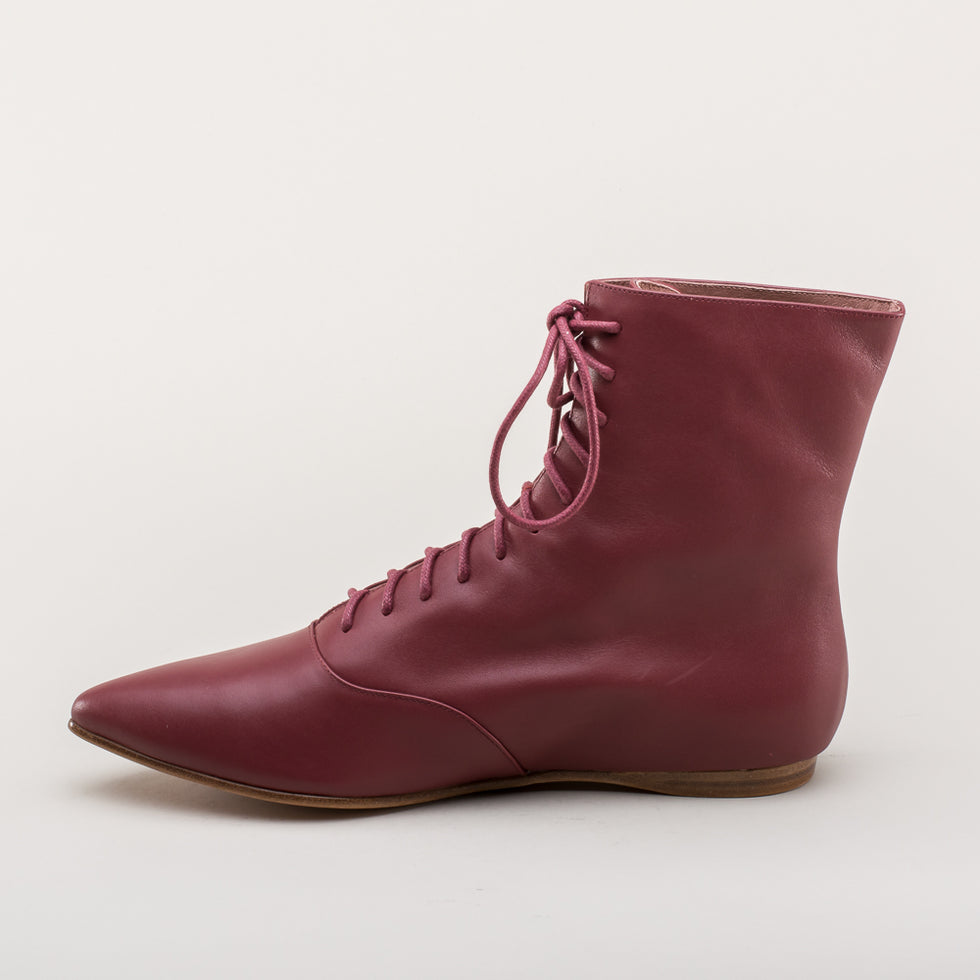 Hartfield Regency Leather Boots (Oxblood) – American Duchess