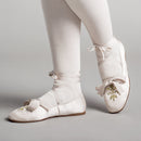 Penelope Regency Slippers (Ivory) – American Duchess