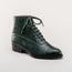 Rainey Vintage Lace-Up Boots (Green) – American Duchess