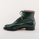 Rainey Vintage Lace-Up Boots (Green) – American Duchess