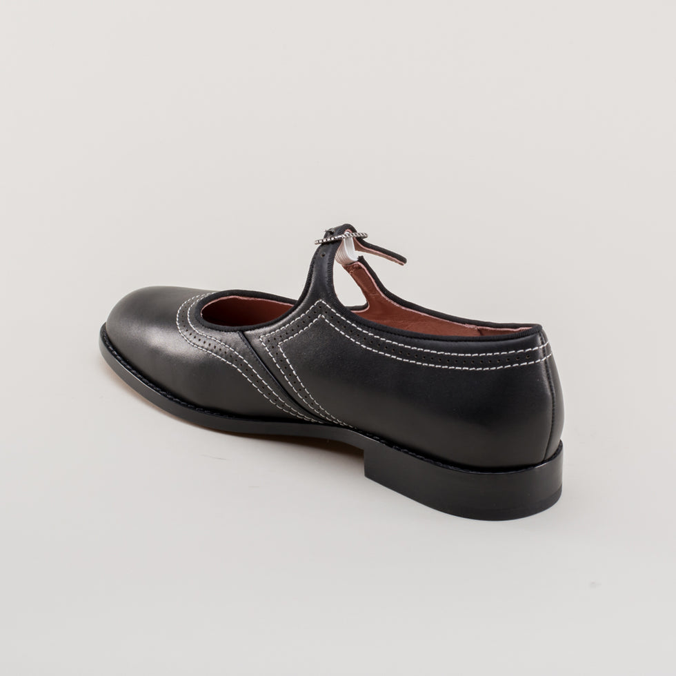 Wednesday Vintage Mary Jane Shoes (Black) – American Duchess