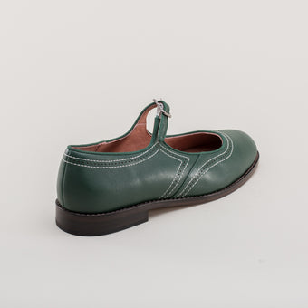 Wednesday Vintage Mary Jane Shoes (Green) – American Duchess