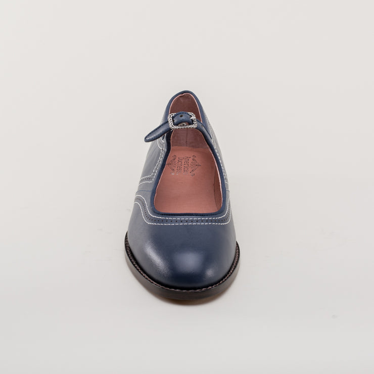 Wednesday Vintage Mary Jane Shoes (Navy) – American Duchess